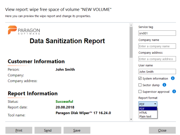 Disk Wiper Business | Paragon Software Group