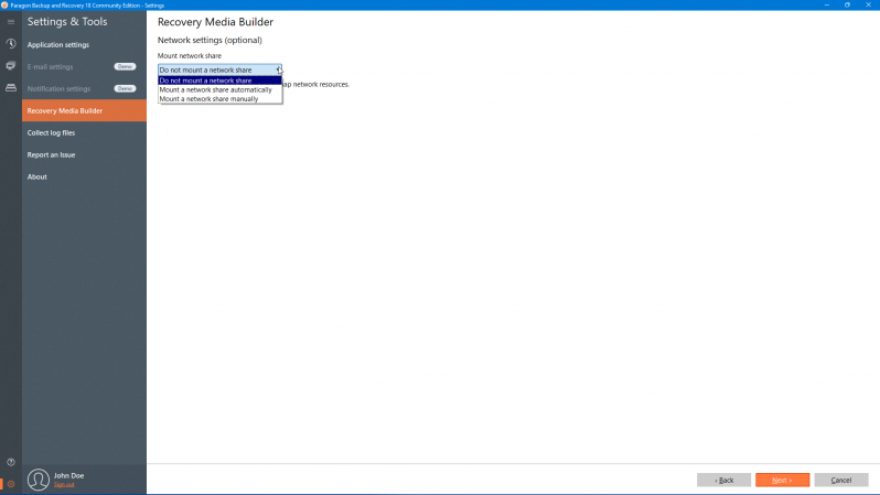 Free Data Recovery software | Paragon Backup & Recovery Community Edition