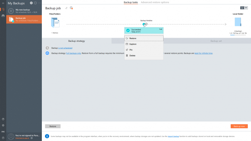 Free Data Recovery software | Paragon Backup & Recovery Community Edition