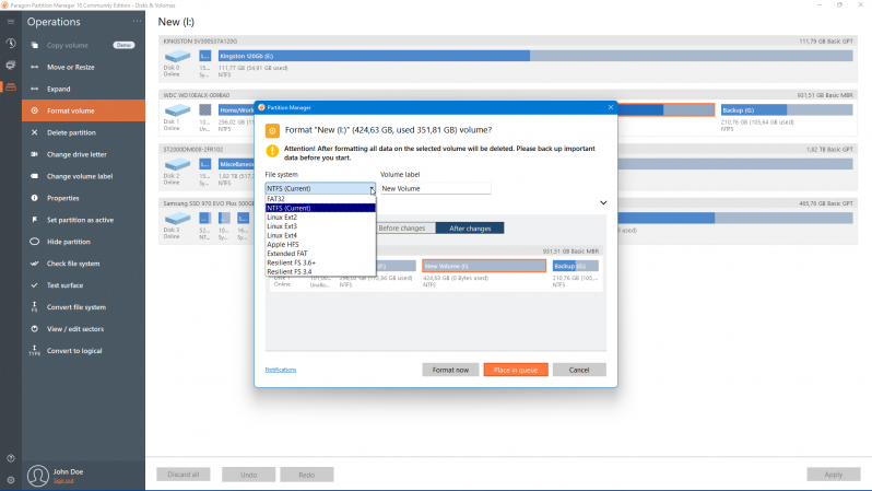 Paragon Partition Manager Community Edition | Paragon Software