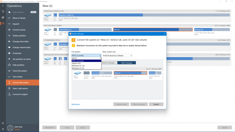 Paragon Partition Manager Community Edition | Paragon Software